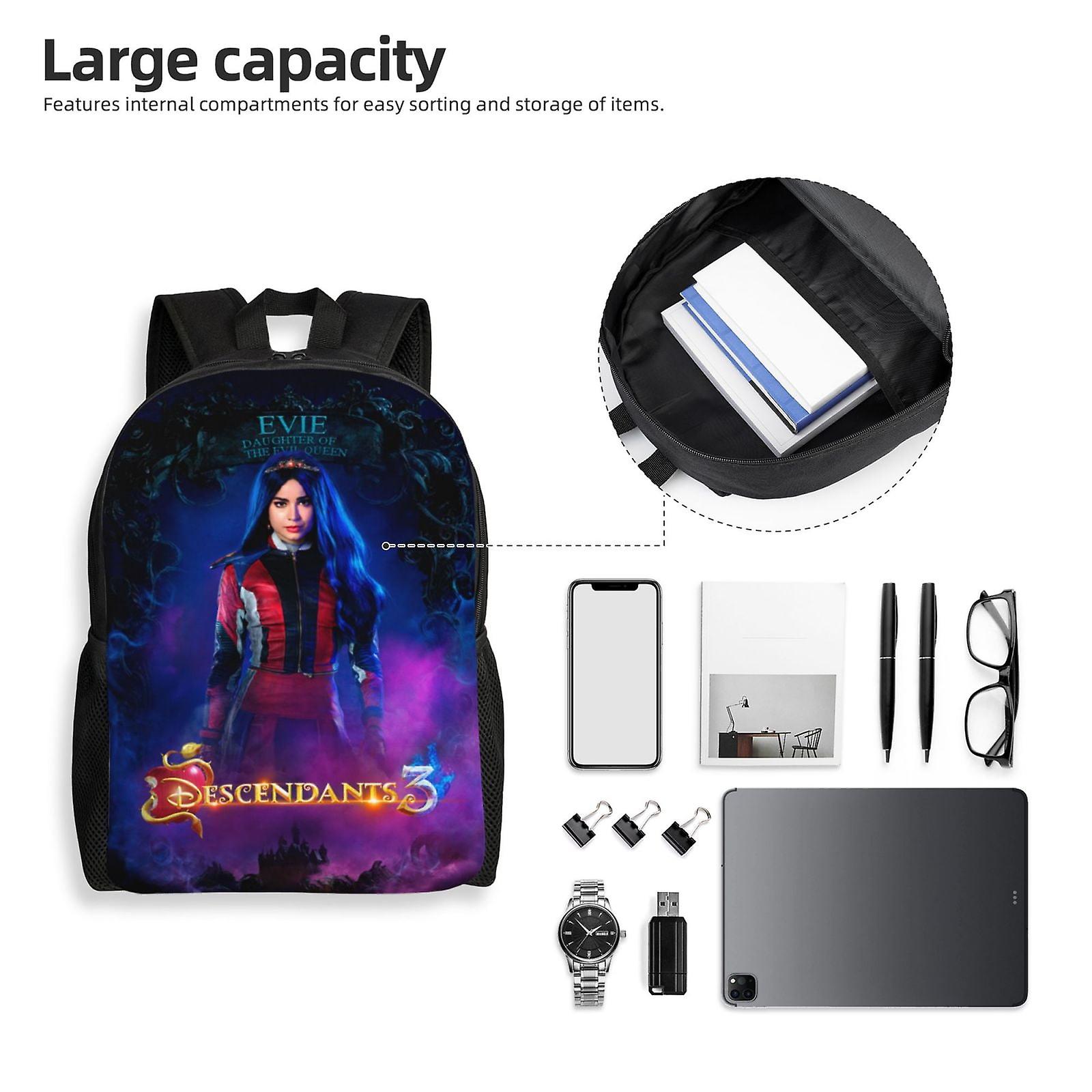 Descendants Backpack Cute Anime Large Capacity Multifunction Backpacks ...