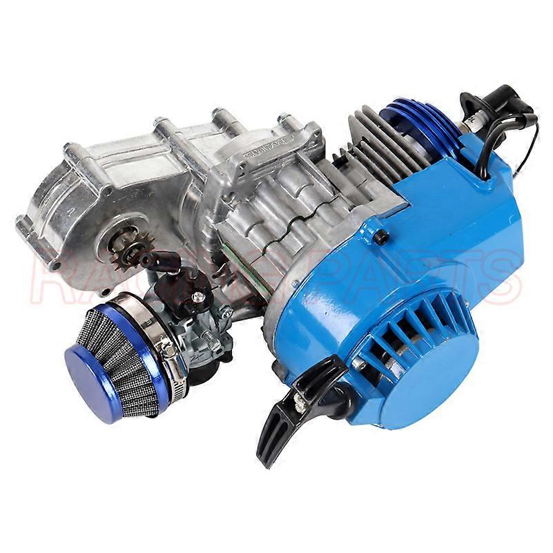 2-stroke Racing Engine 49cc Mini Motor Pocket Quad Dirt Bike Pull Start ...