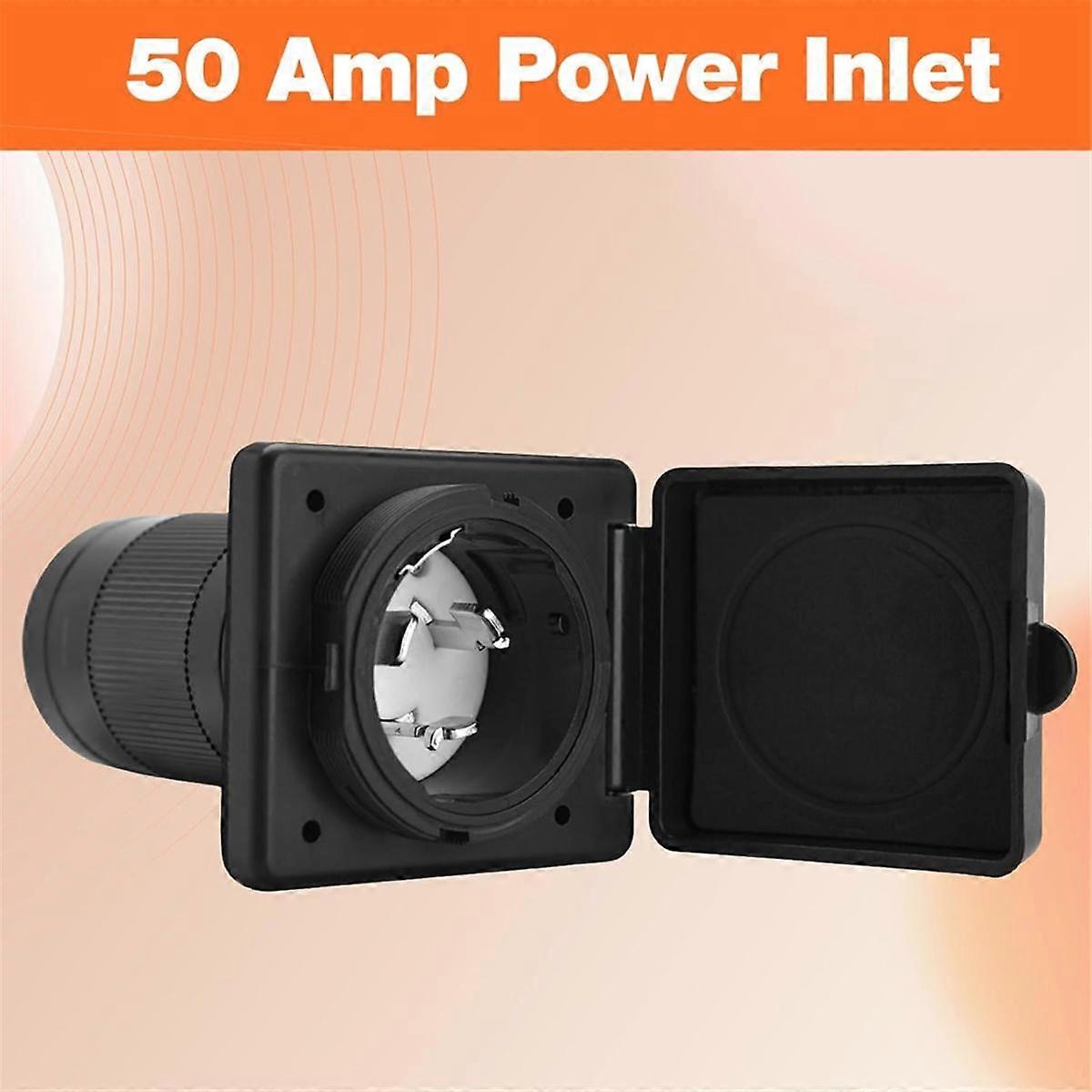 50 AMP Twist Lock RV Shore Power Inlet 125V/250V ,RV Shore Power Inlet ...