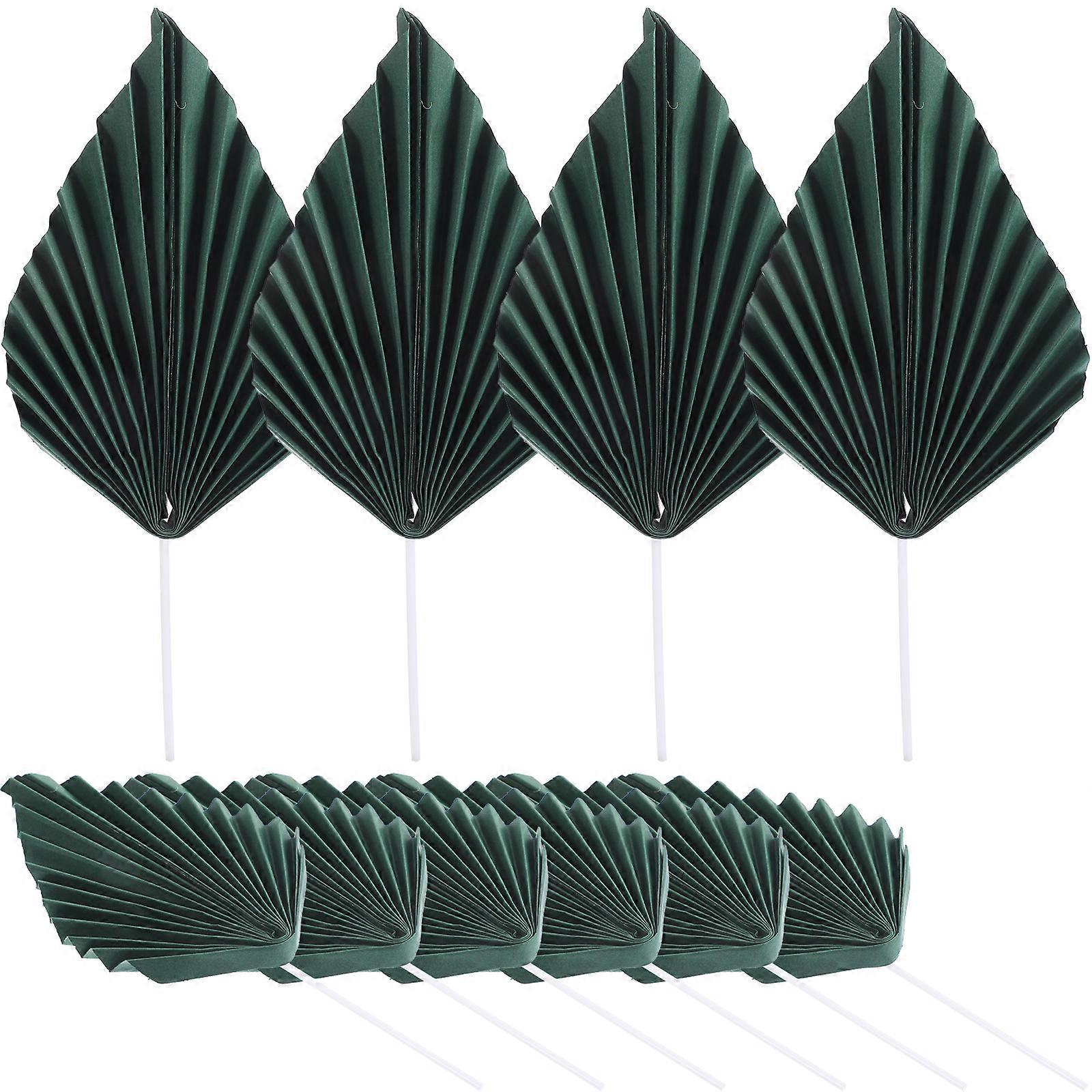 10 Pairs Palm Leaf Cake Topper Birthday Cake Picks Cake Inserts ...