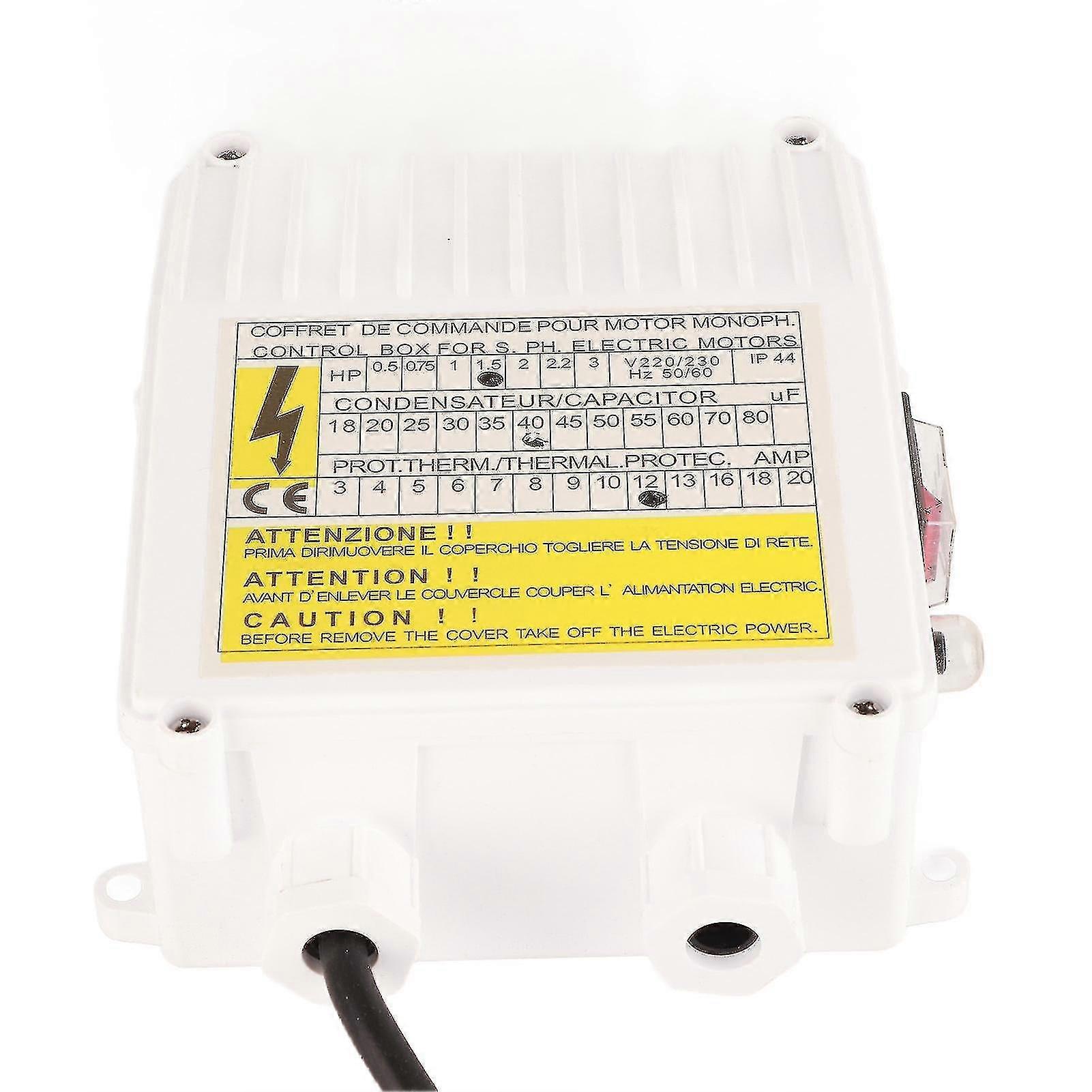 Pump Control Box Bulit In Thermal Protection Circuit Breaker Controller ...