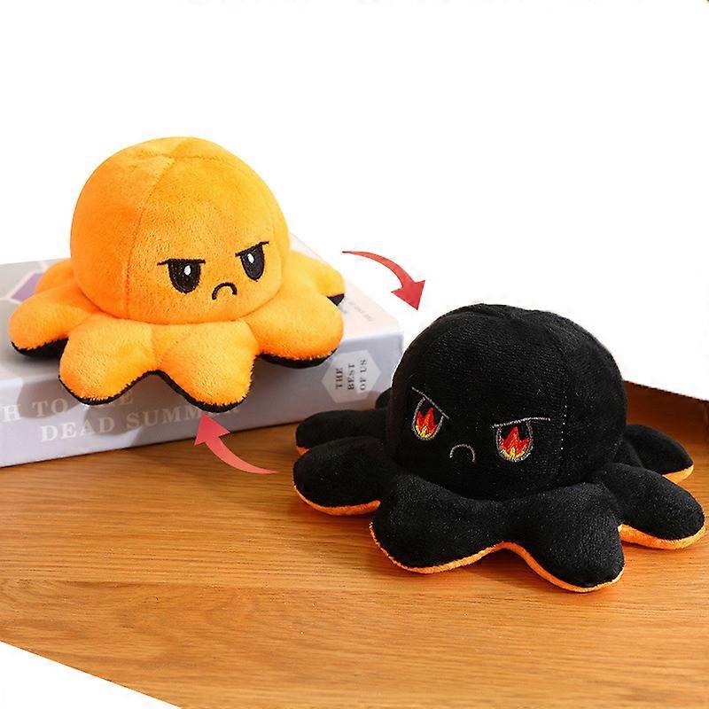 20cm Reversible Angry Octopus Plush - Cute Stuffed Animals - Plush ...