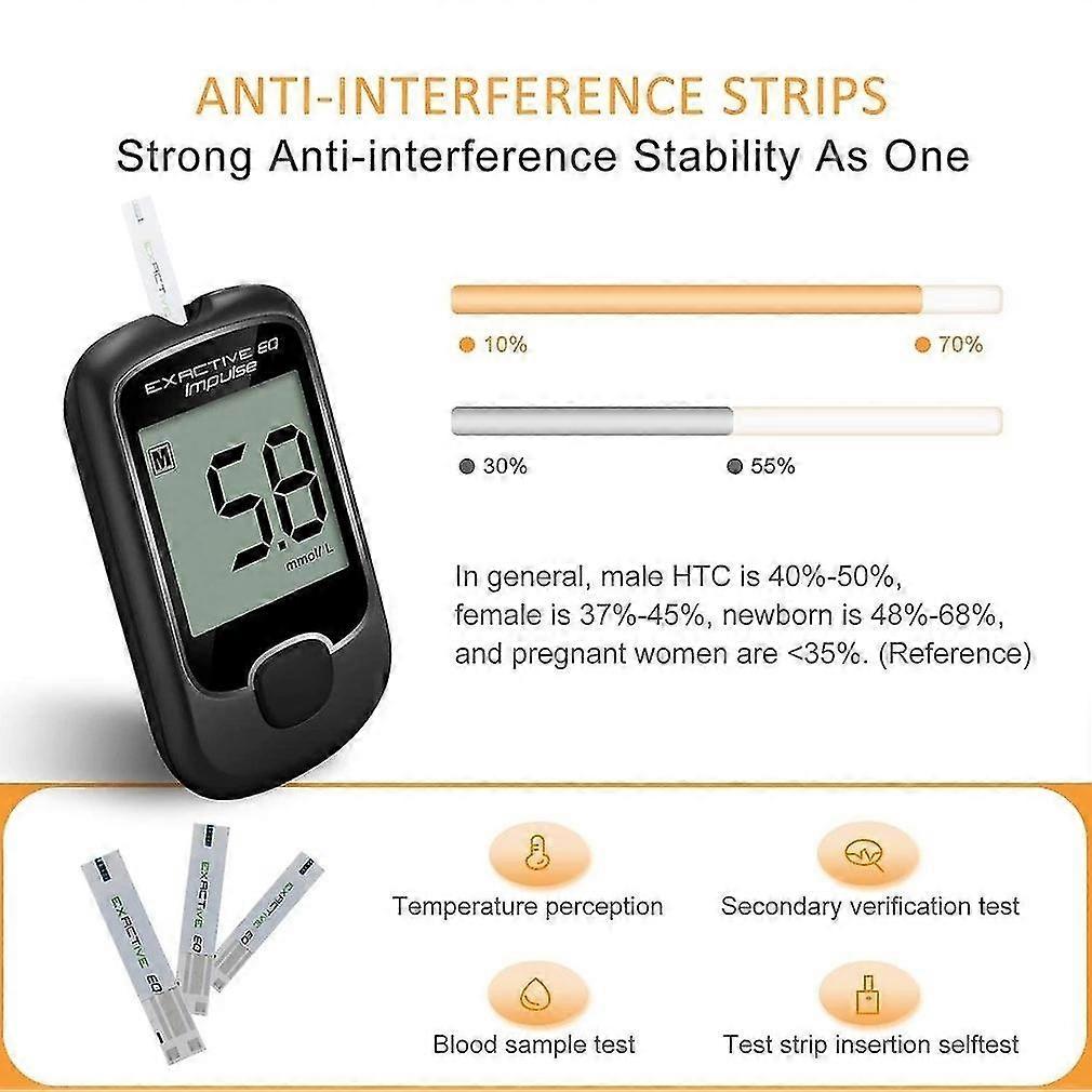 Medical Gluco Meters Diabetes Tester Blood Sugar Monitor Portable ...