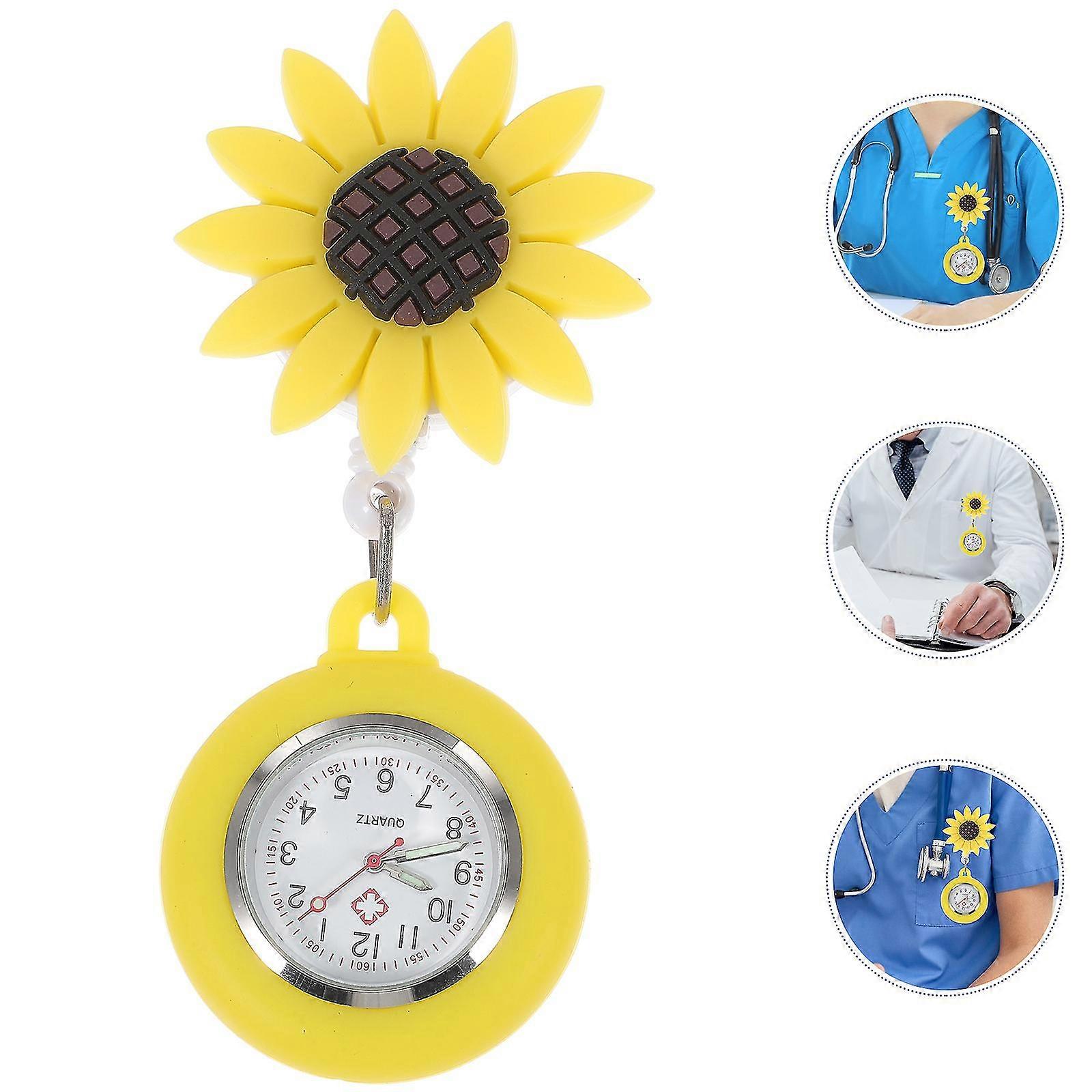 Fashion Watches Women Nurse Lapel Pin Watch Nurse Watch Clip Doctor ...