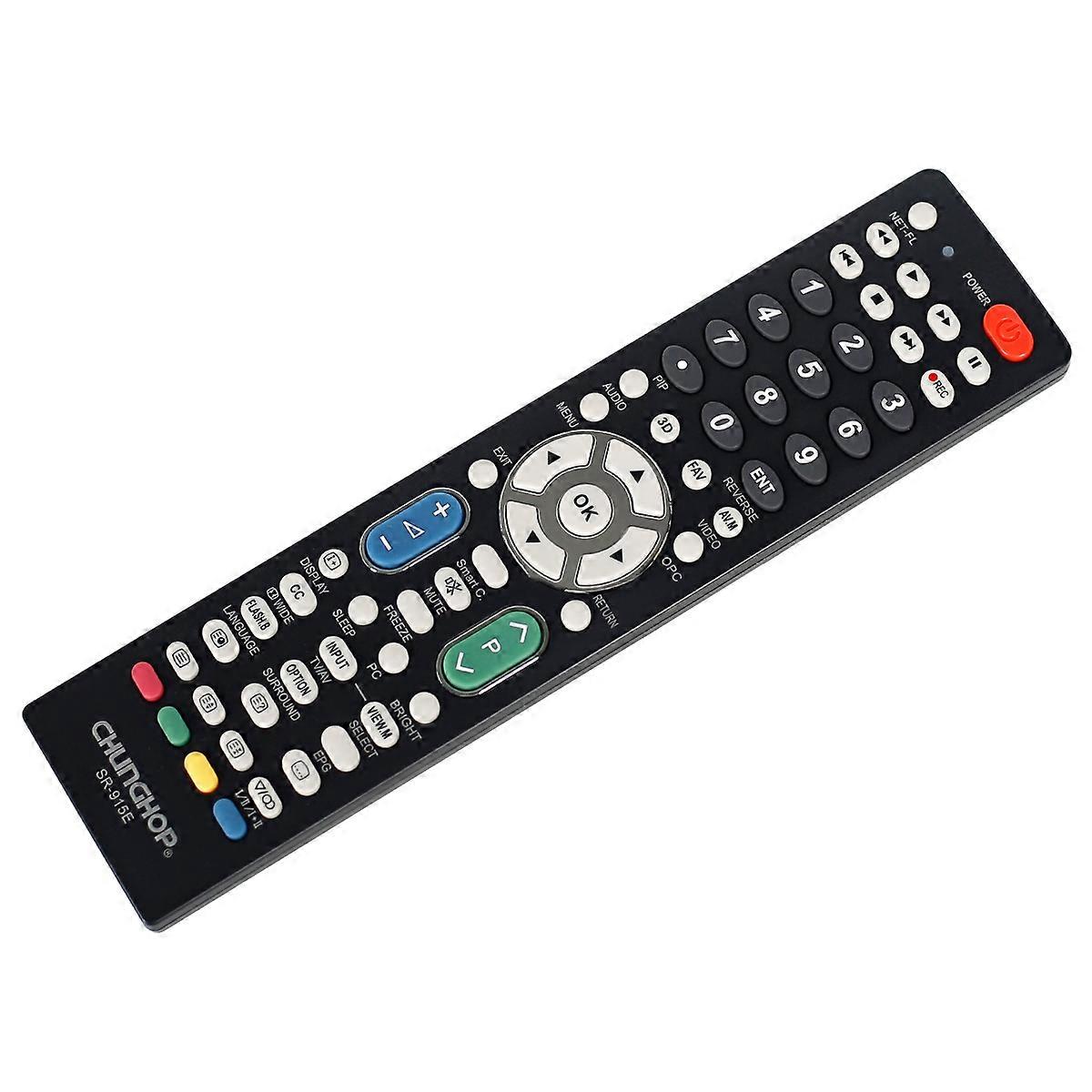 Chunghop SR-915E Remote Control Universal for Sharp LCD TV GA666WJSA ...