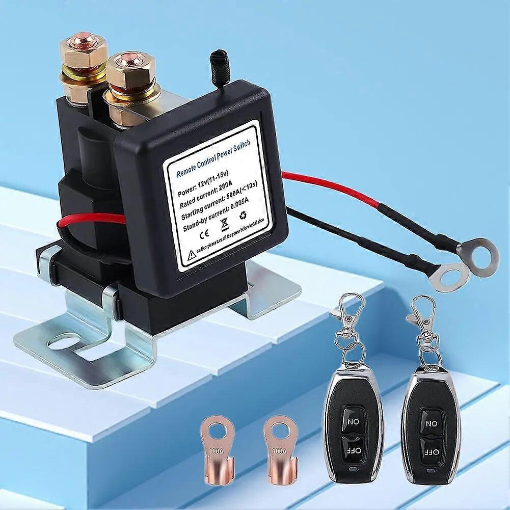 Battery Isolator On Off 12V 500A Remote Battery Disconnect Switch with ...