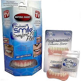 Instant Smile Comfort Fit Flex Teeth - Upper and Lower Matching Set ...
