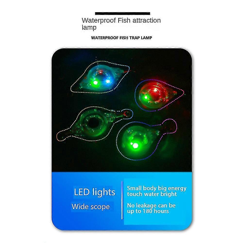 5pcs Led Fishing Light Fish Eye Fishing Lure Bait Underwater Fishing ...