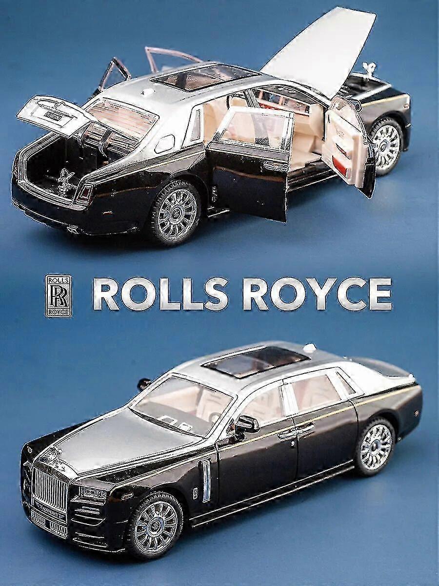 1/24 Rolls Royce Phantom Toy Car Model Diecast Metal Luxury Miniature ...