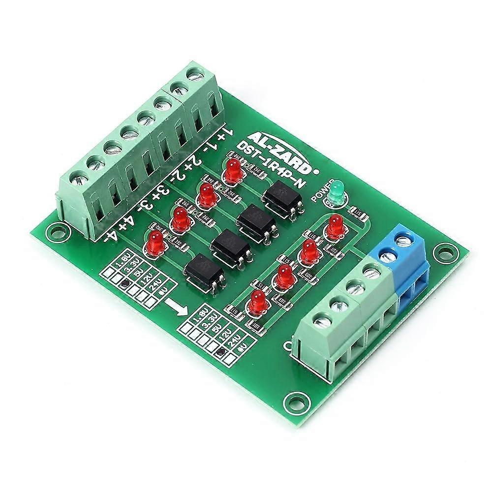 Optical Isolator Module,4-Channel 5V to 24V Optocoupler Photoelectric ...