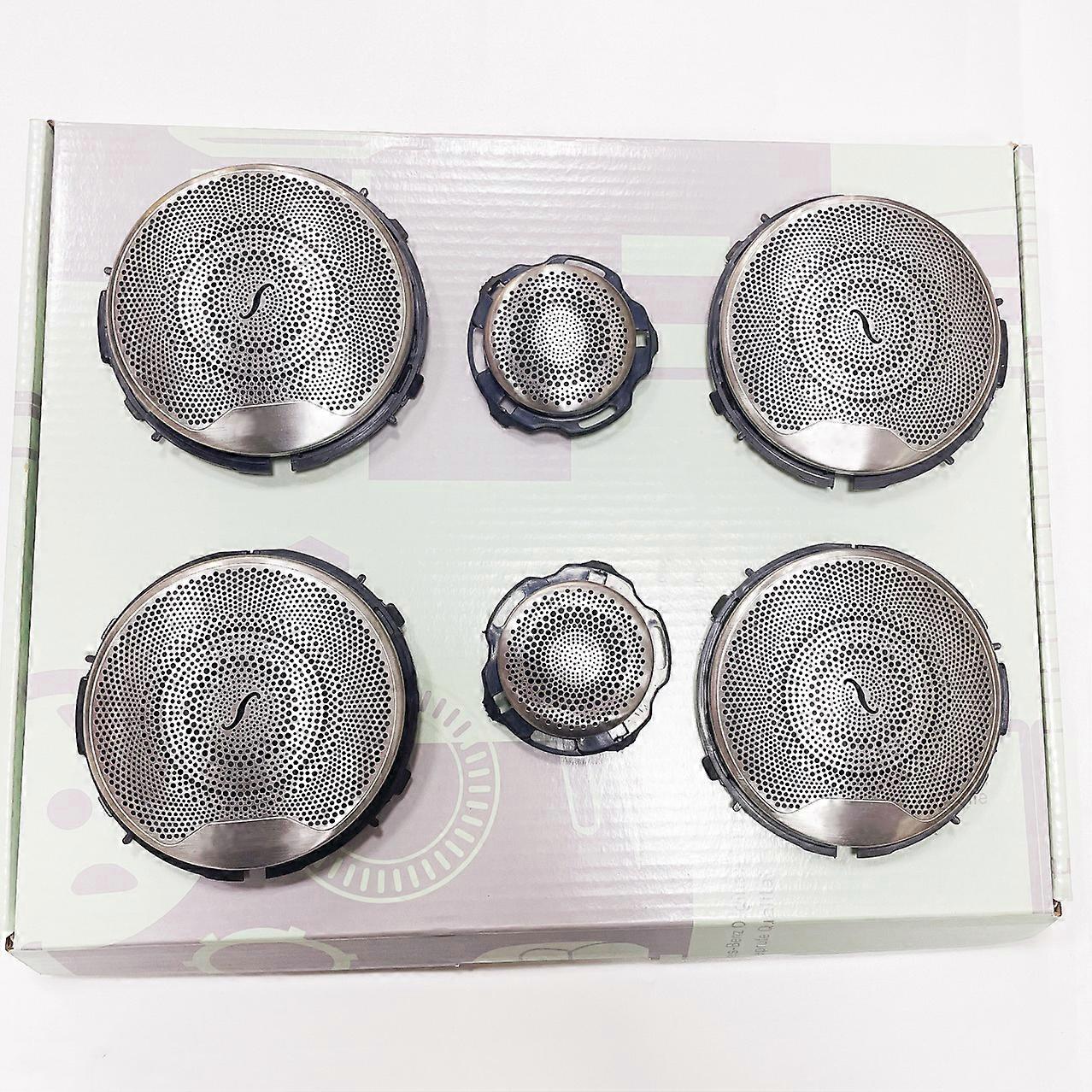 6 Car speaker Covers For Mercedes Benz GLC X253 W205 W213 E C AMG Class ...