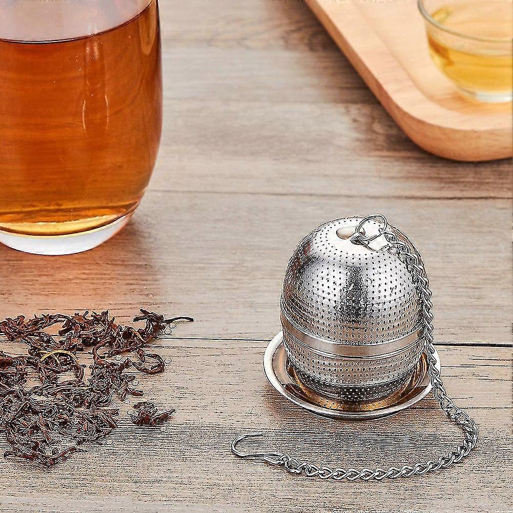 Tea Ball Infuser, 2 Packs Less Steel Tea Ser, Mesh Tea Infuser Threaded ...