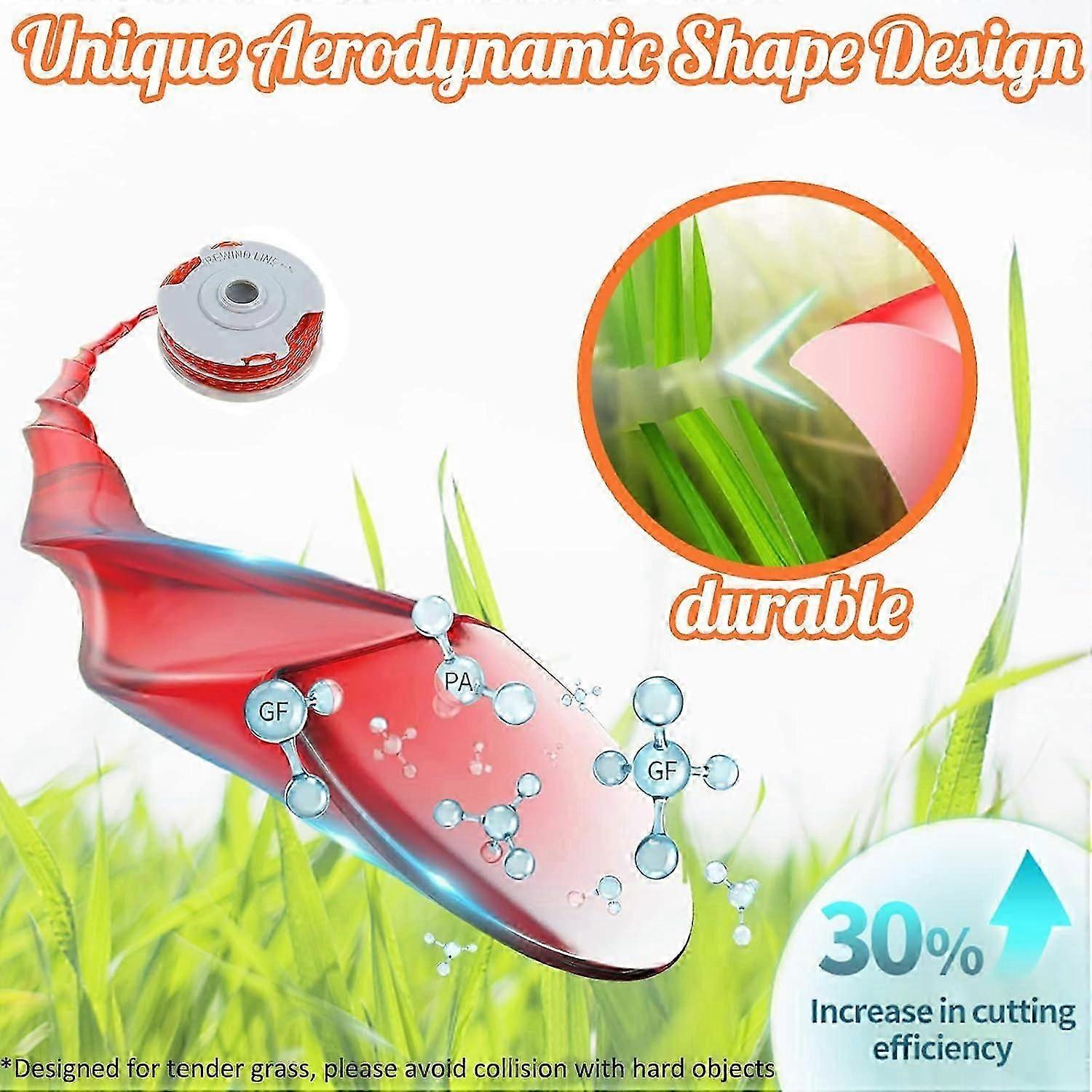 Strimmer Spool and Line For Flymo, Standard 1.5mm Lawn Mower Replacement Spool Double Line ...