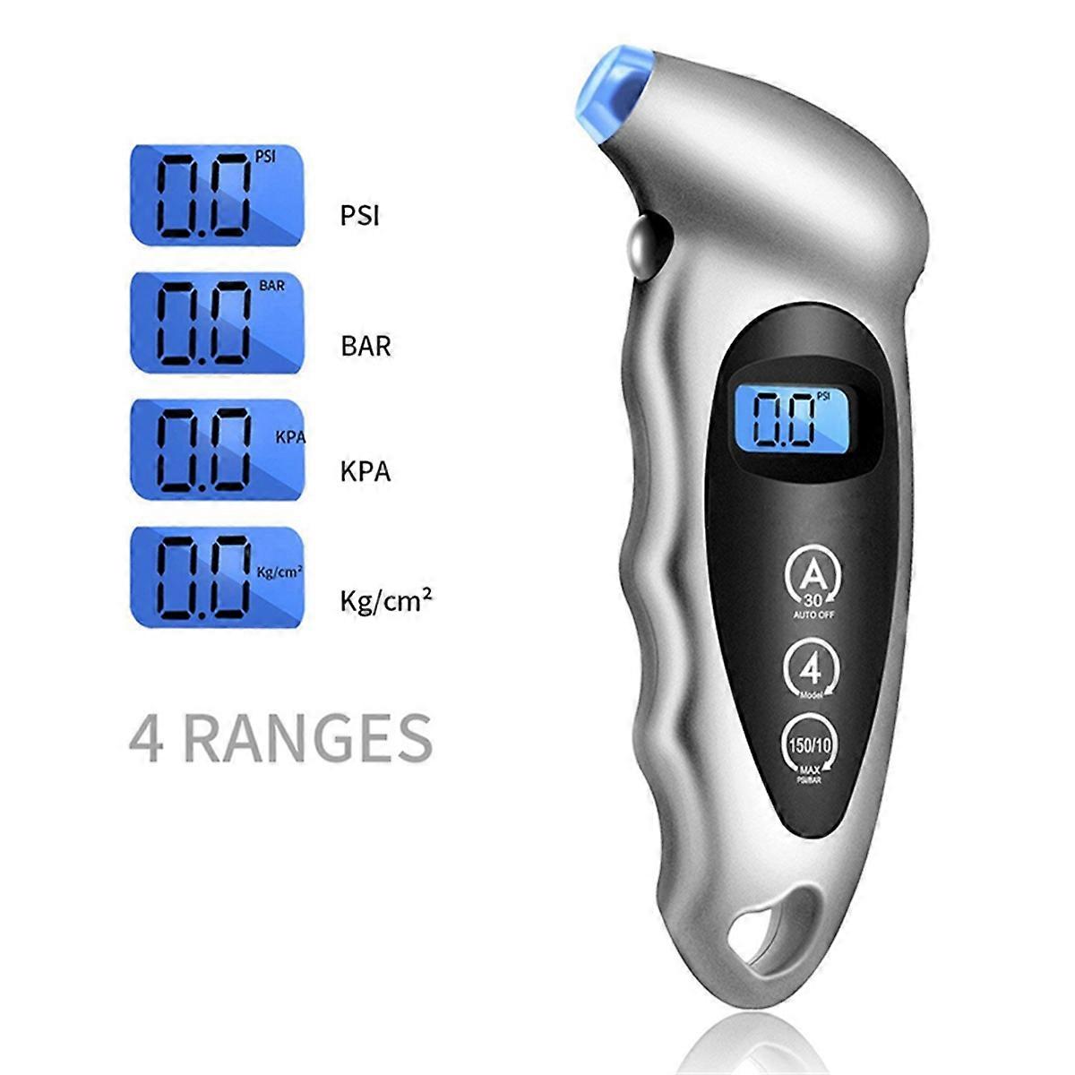 Digital Car Tire Tyre Air Pressure Gauge Meter LCD Display Manometer ...