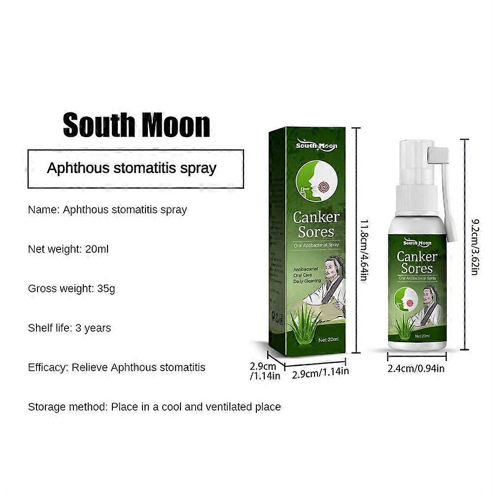 1/2/3PCS Mouth Ulcer Spray,Mouth Ulcer Treatment Spray for Adluts,Ulcer ...