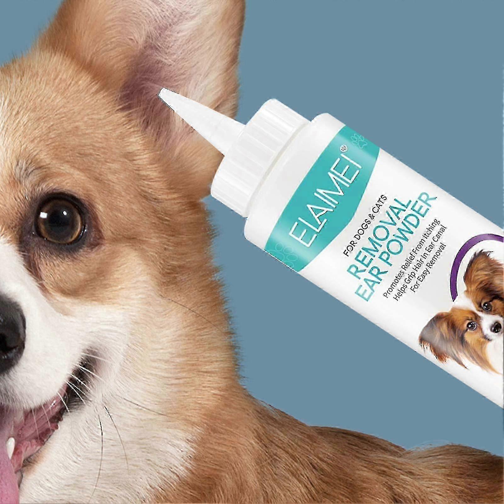 Dog Ear Infections Treatment Painless Dog Ear Powder For Hair Removal ...