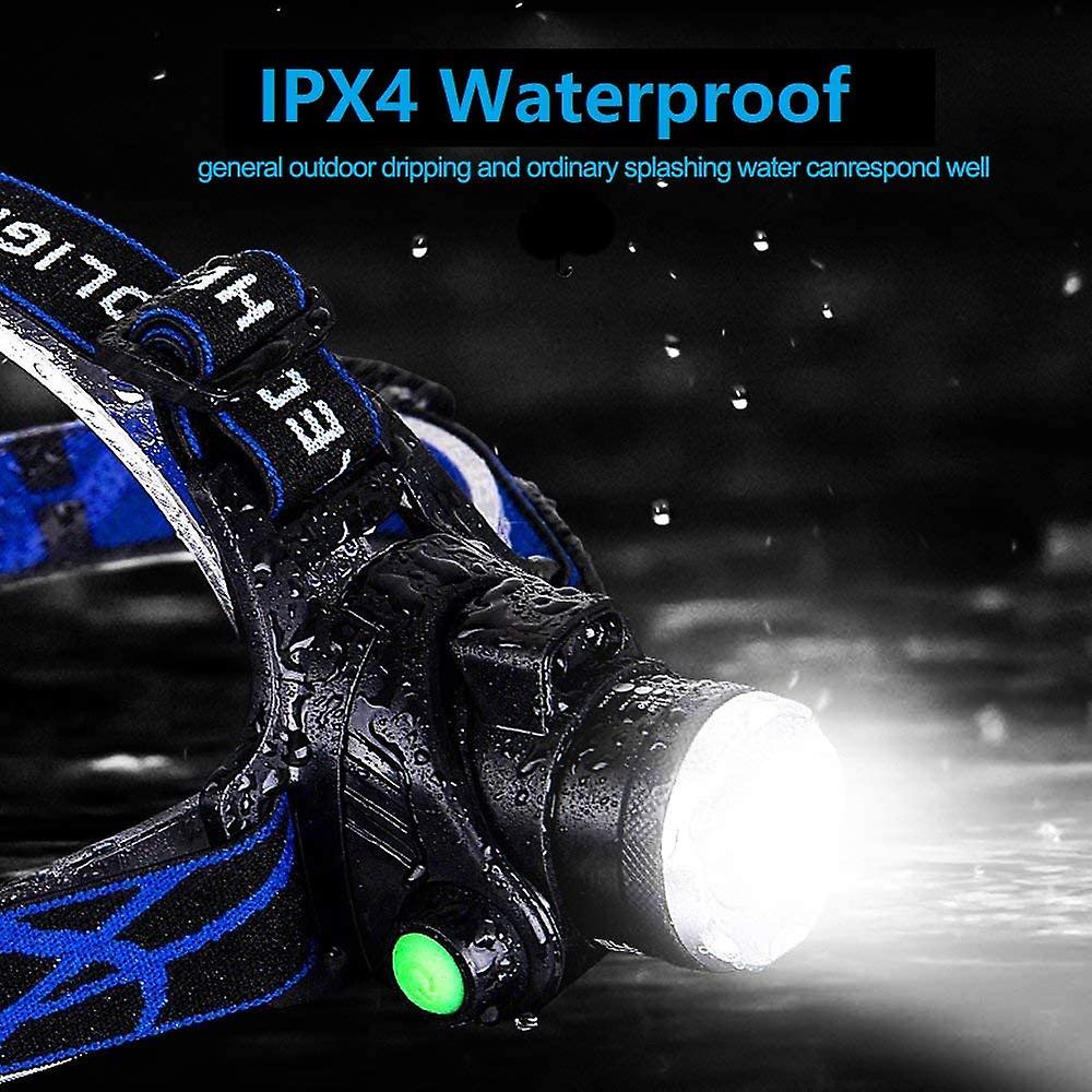 Usb Rechargeable Led Headlight With Led Headlight Usb Cable And 2 ...