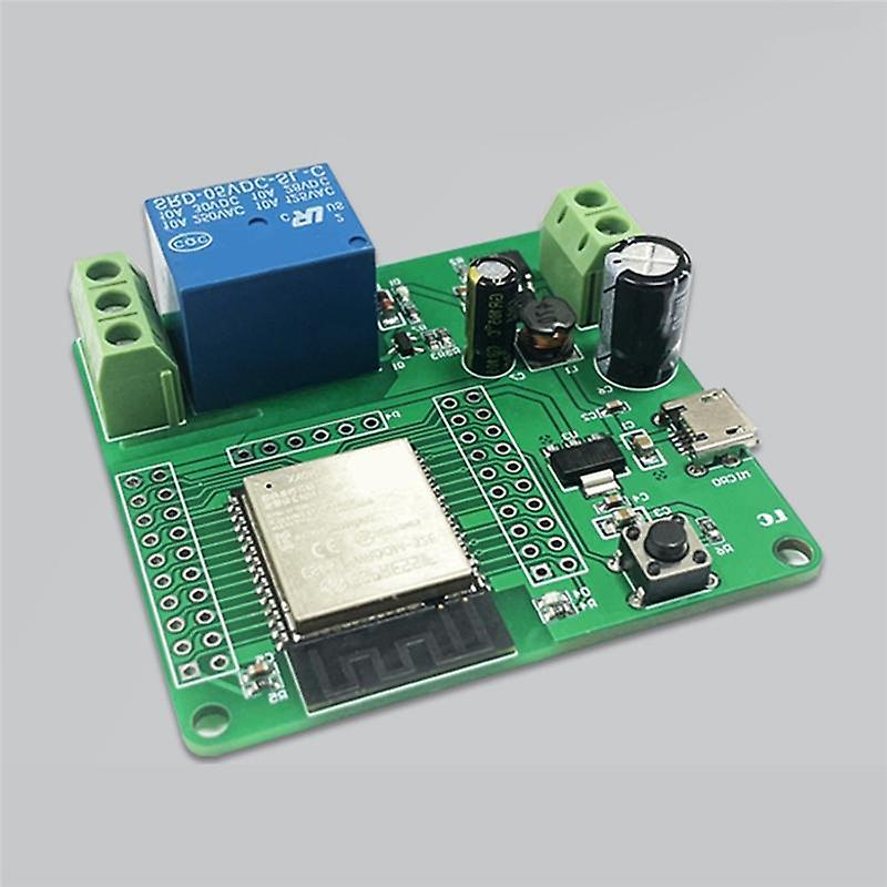 One Channel Relay Esp32-wroom Development Board Single Relay Module Dc 7-60v Power Supply ...