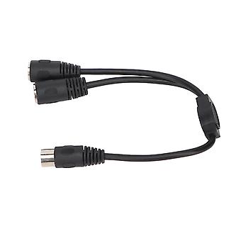DIN 7 Pin Male to 2 DIN 7 Pin Female Y Cable 0.98ft PVC Plug and Play ...
