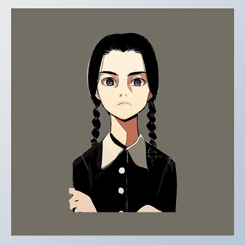 Wednesday Addams Patch Iron Transfer Cartoon Popular TV Series Patches ...