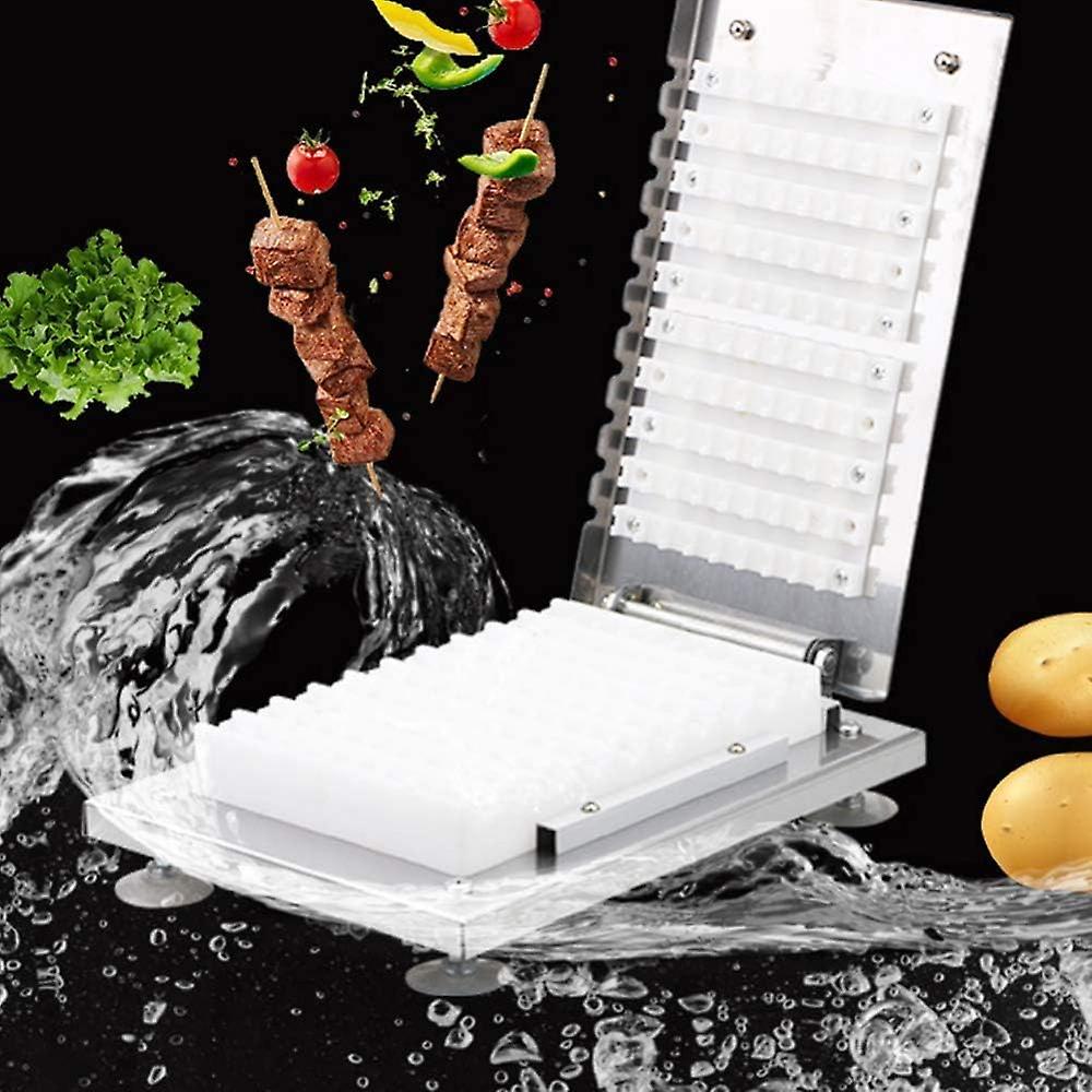 Barbecue Skewers Meat Skewers Tools, Kebab Maker Box with Stainless ...