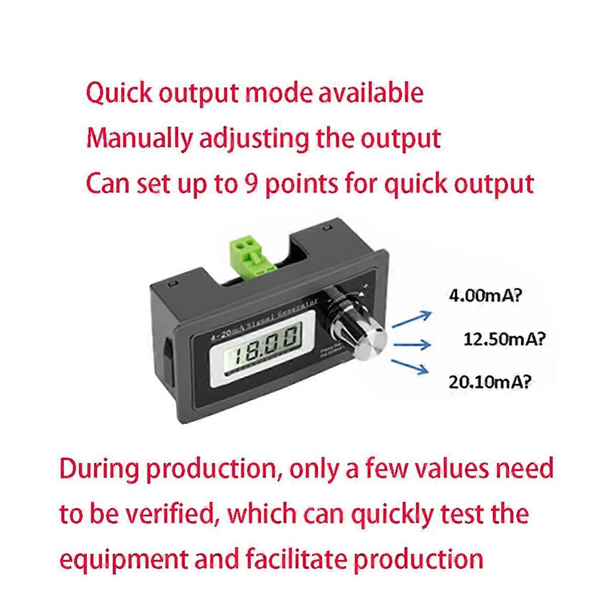 2Pack 4-20MA Current Loop Signal Generator 0.01 Precision Two-Wire PLC Instrument | Fruugo UK