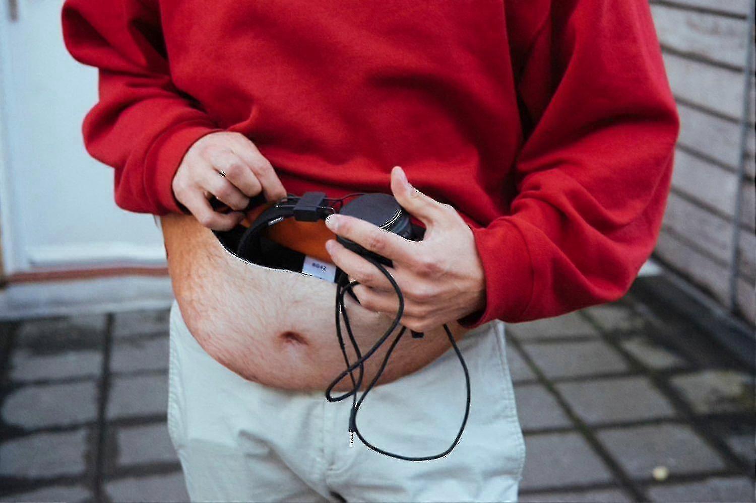 3d Belly Waist Bag Fake Belly Bag | Fruugo UK