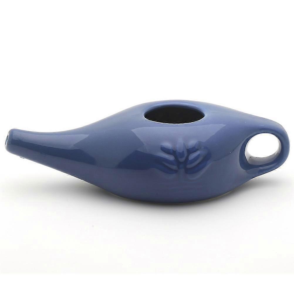 Ceramic Neti Pot For Sinus,250ml Handcrafted Yoga Neti Pot Nasal ...