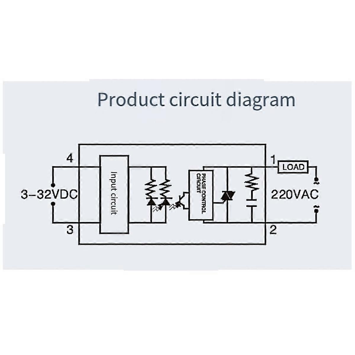 Single Phase Solid State Relay Single Phase SSR DC Control AC Solid ...