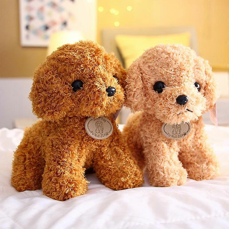 Cartoon Cute Poodle Dog Puppy Plush Stuffed Doll Huggable Toy Home ...