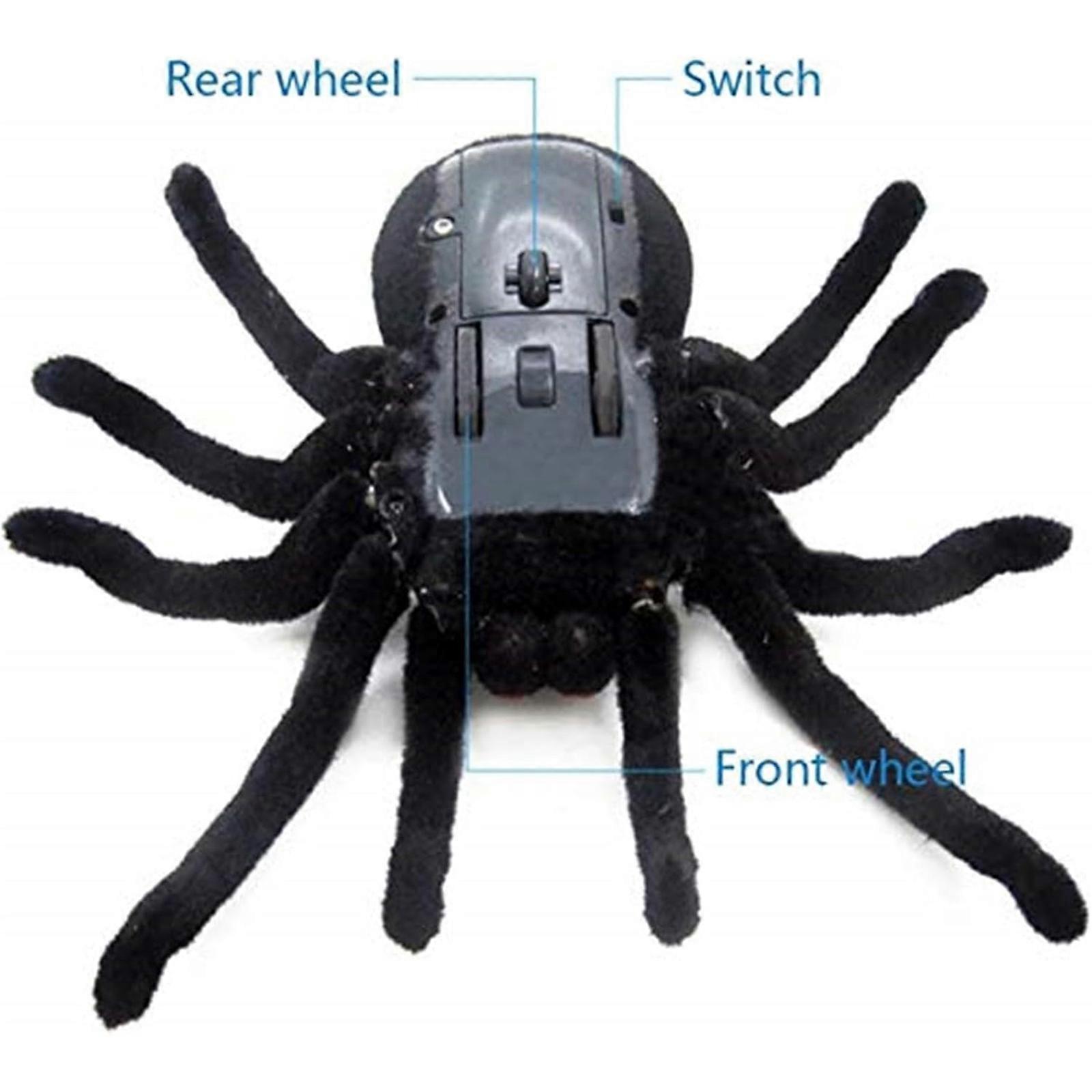 Creepy Crawling Remote Control Spider, Realistic Large Control Spider ...