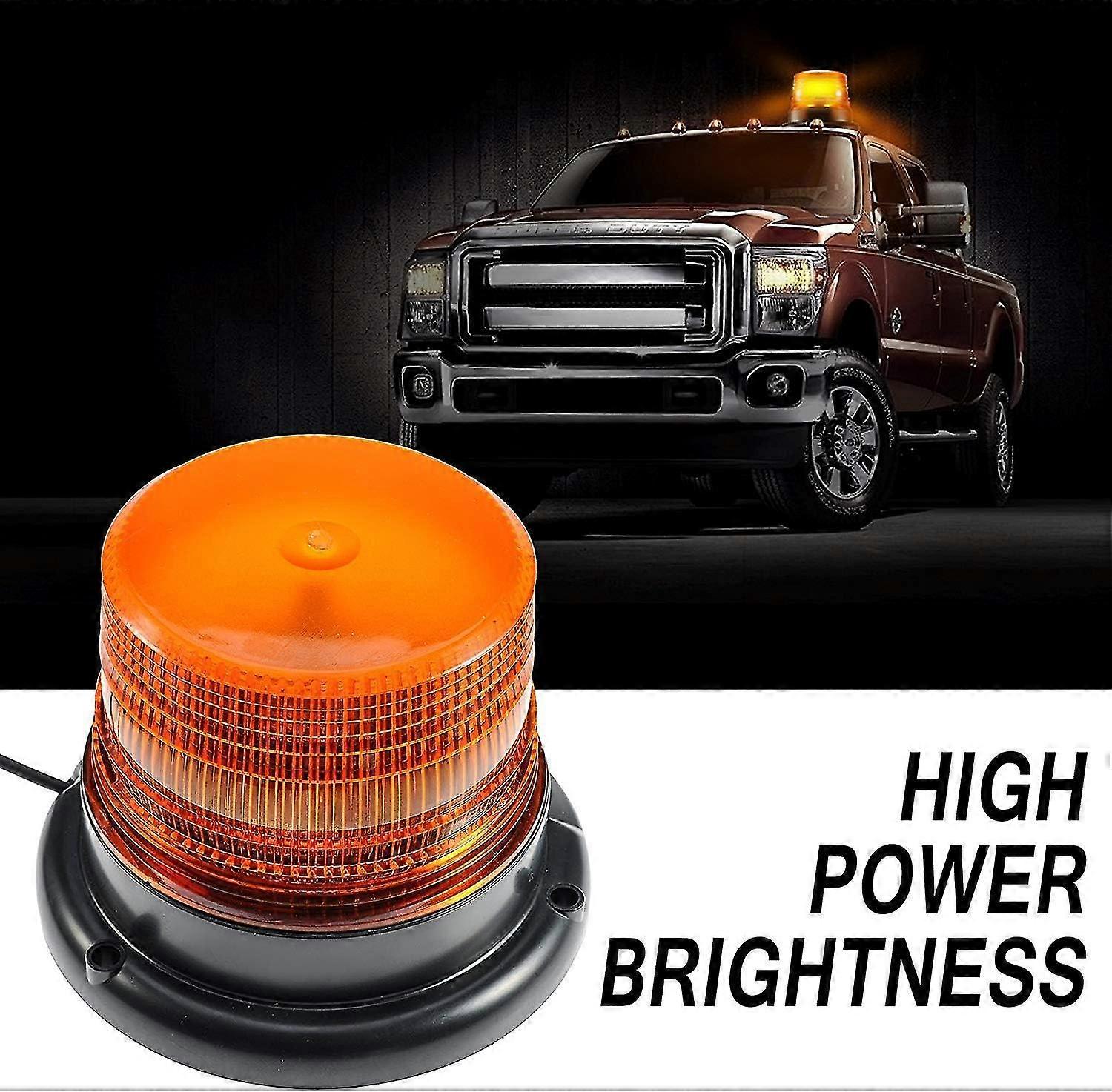 Strobe Flash Light Amber 12v Warning Lights Bright Emergency Flashing ...