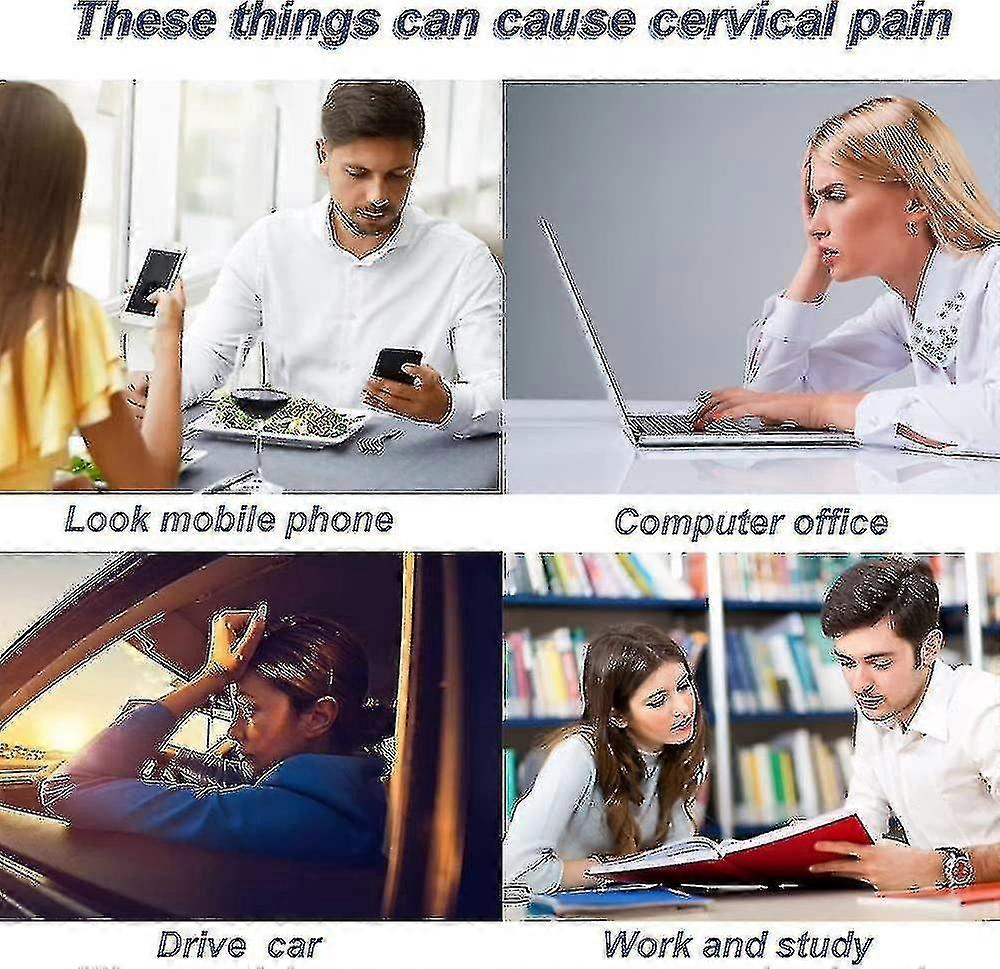 Anti lowering head and neck brace for neck protection, home therapy for ...