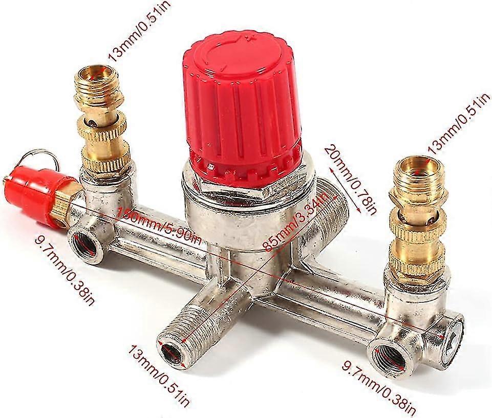 Compressor- Samfox Manifold For Compressor Air Compressor Outlet Tube ...