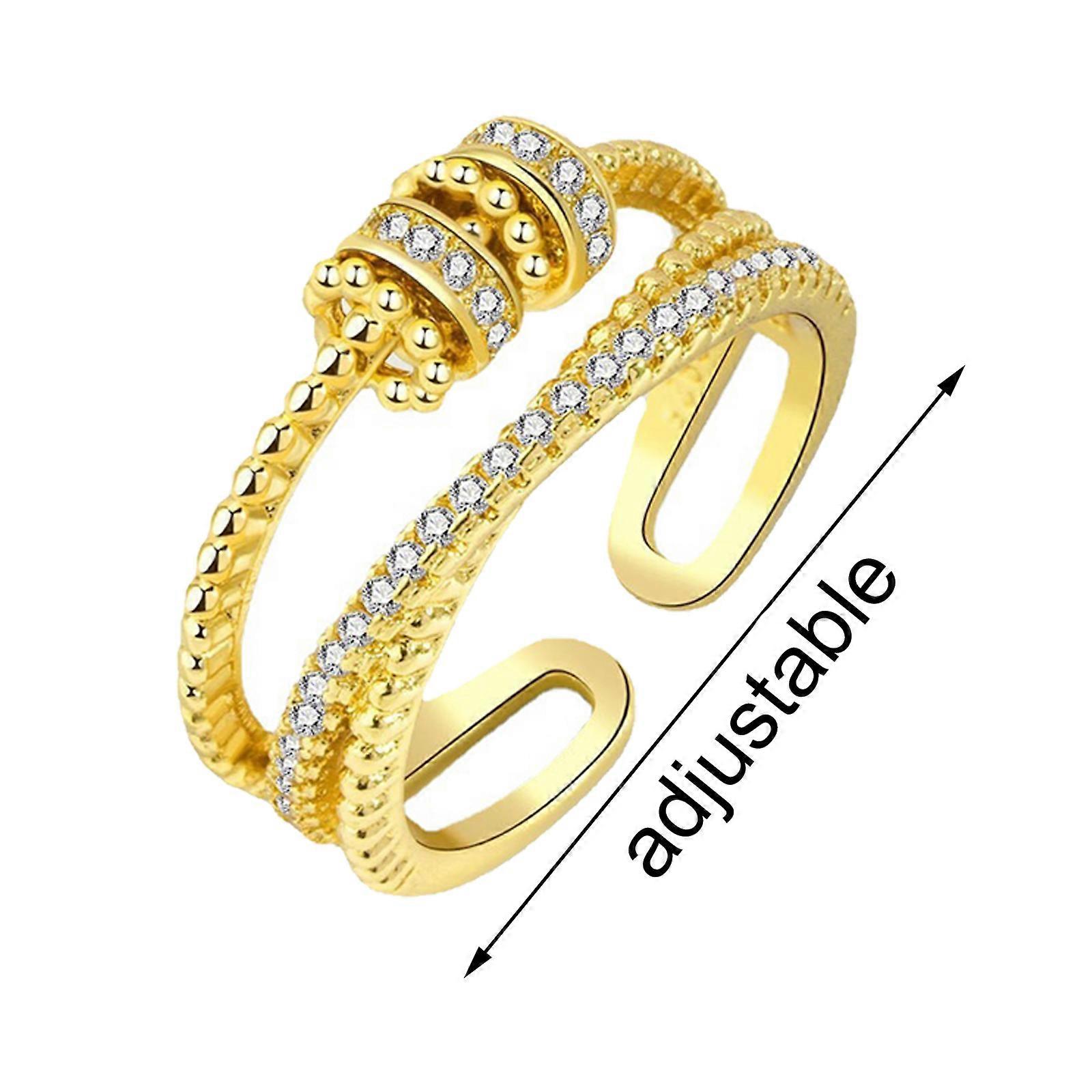 Stress Relieveing Rings to My Daughter Fidget Anxiety Ring for Women Teens Adjustable Spinner ...