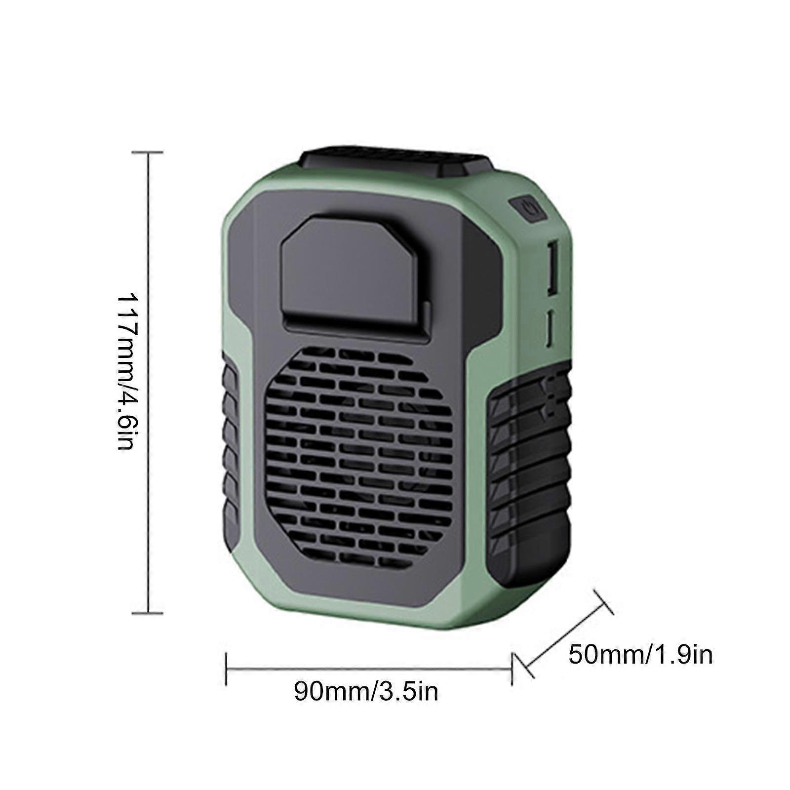 New Arrive 6000mAh Portable Waist Clip Fan Belt Fan Body Fan Strong ...