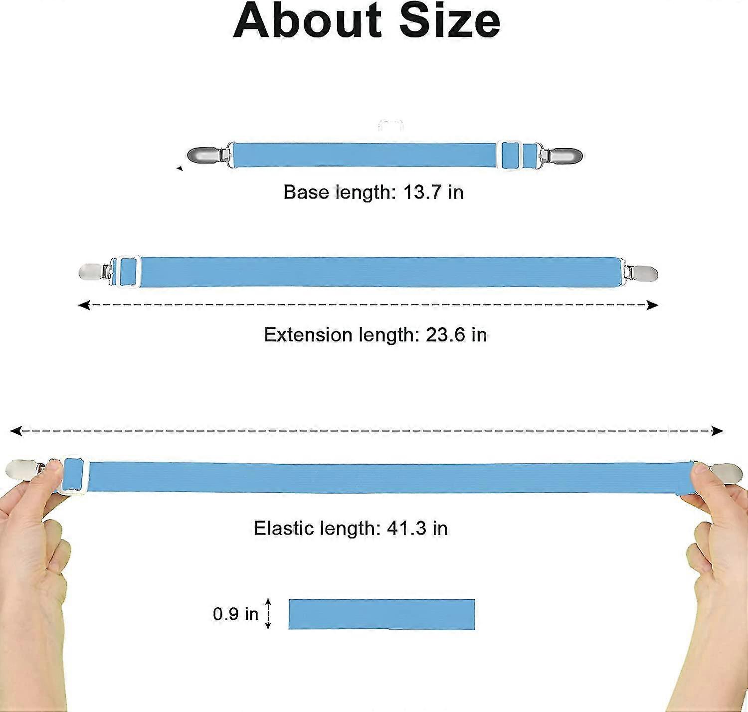 Bed Sheet Holder Straps, Corner Sheet Clips, Elastic Adjustable Sheet ...