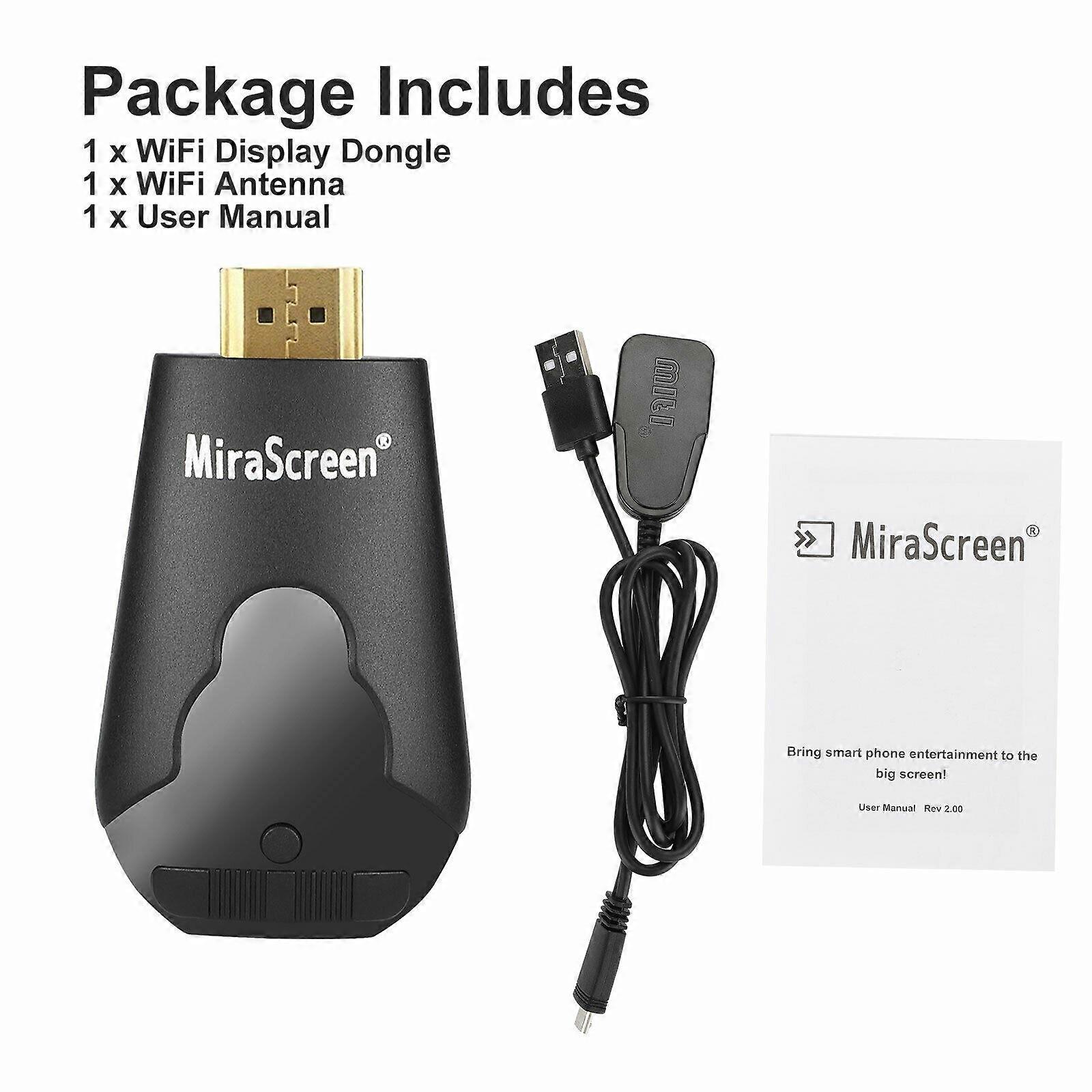 WIFI 1080P Wireless Display TV Dongle Adapter HDMI-compatible Receiver ...