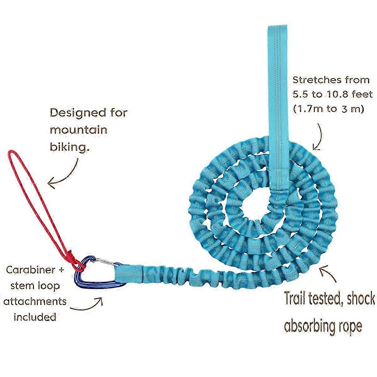 3PCS Bicycle Tow Rope Bicycle Traction Rope Mountain Bike Parent-Child ...