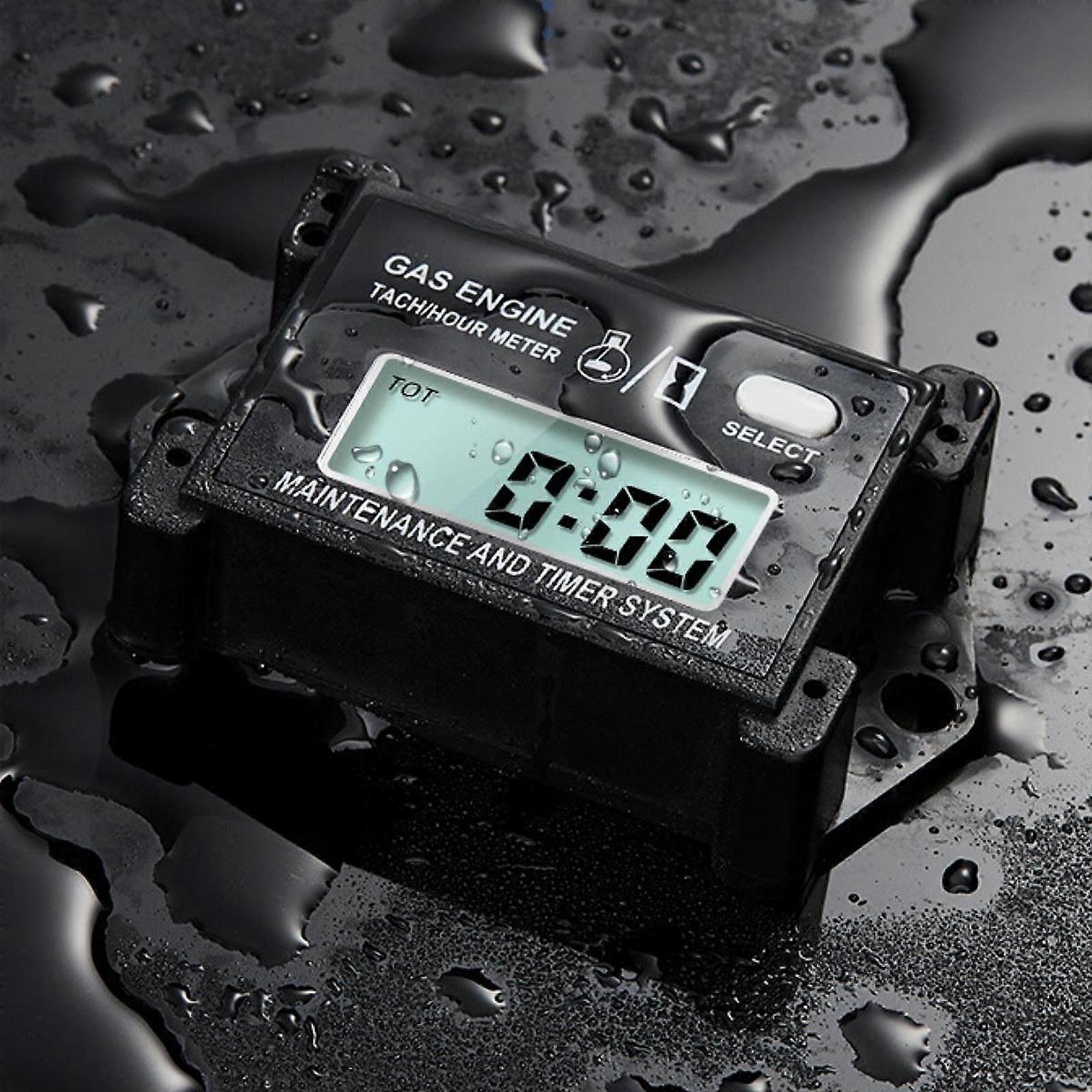 Small Engine Tachometer Tiny Tach Gauge for Lawn Mower Motorcycles Boat ...