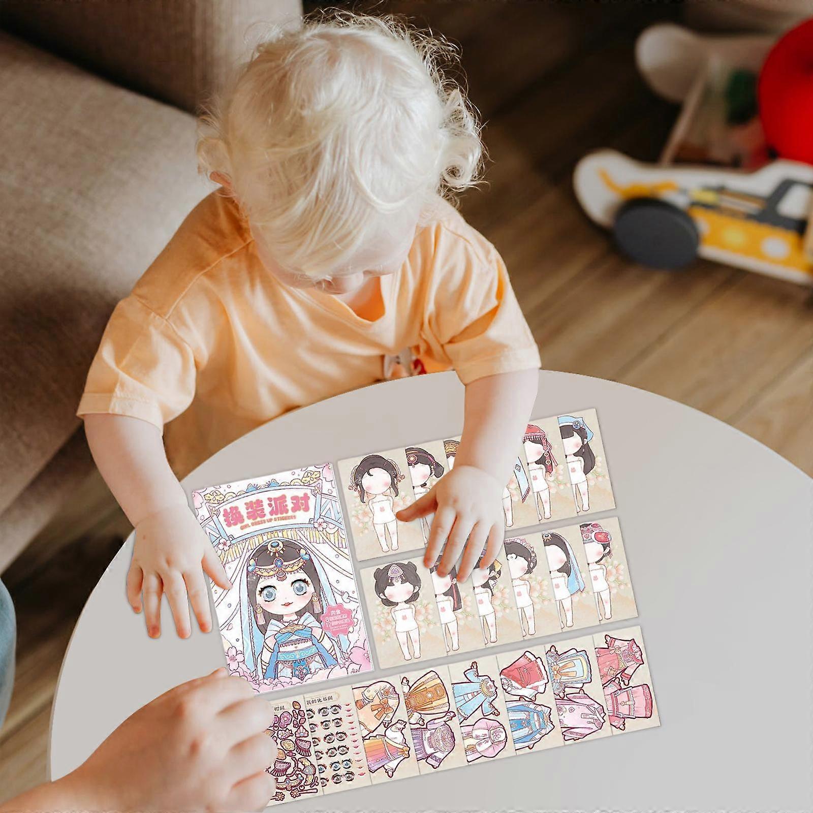 Dress up Doll Stickers, Sticker Activity Books Set, Creativity ...