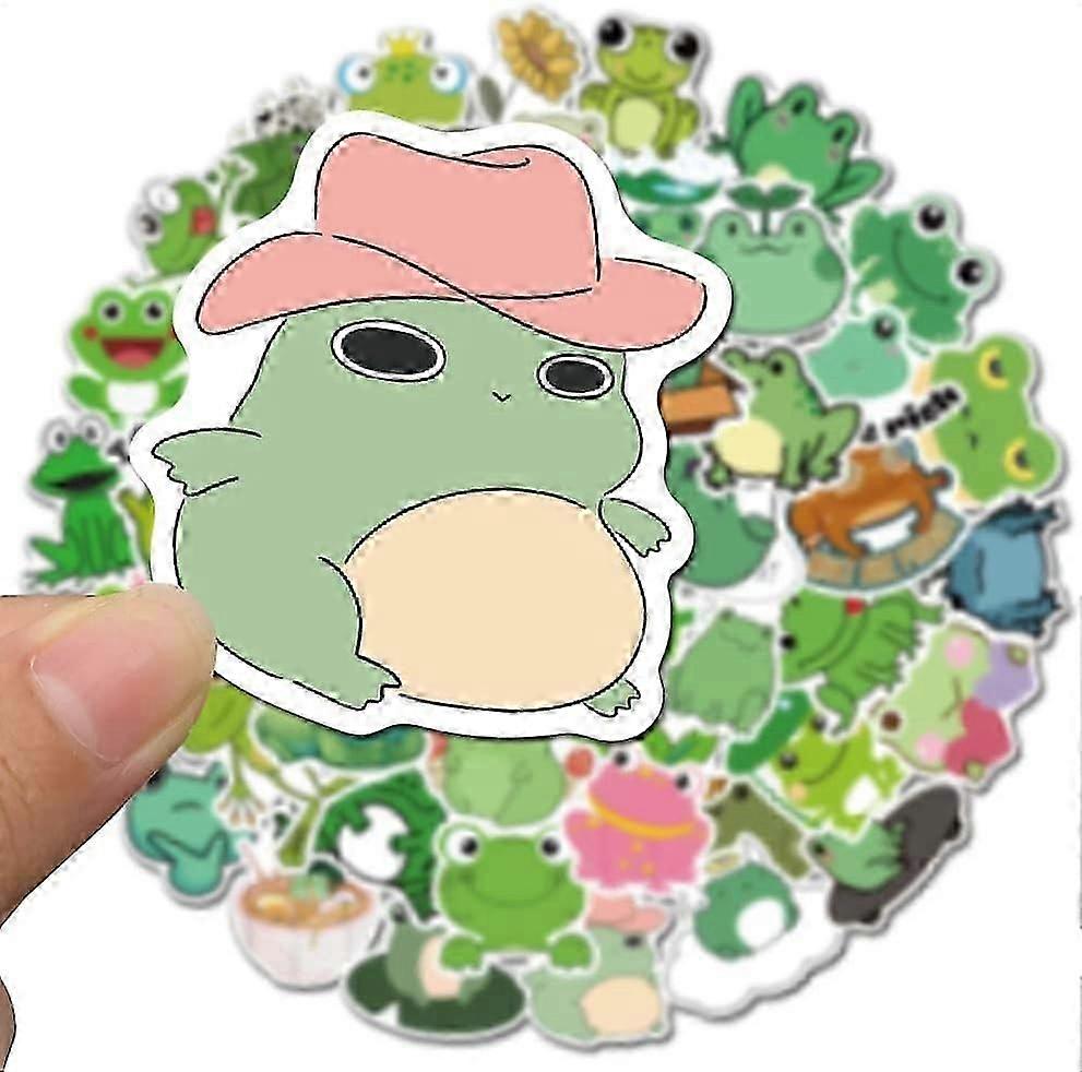 Frog Stickers Frog Stickers Pack,50Pcs Funimost Aesthetic Vinyl ...