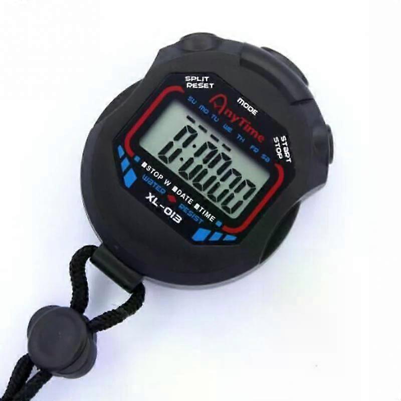 Waterproof Chronometer Handheld Pocket Stopwatch Professional Digital ...