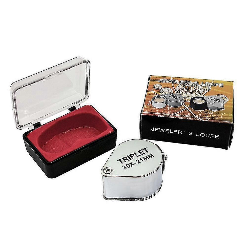 Metal Jewelry Magnifying Glass Jewelers Eye Tool Jewellery Folding ...