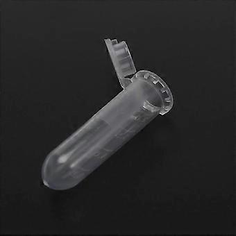 500pcs 2ml -centrifuge Tube Test Tube Vial Clear Plastic Vials ...