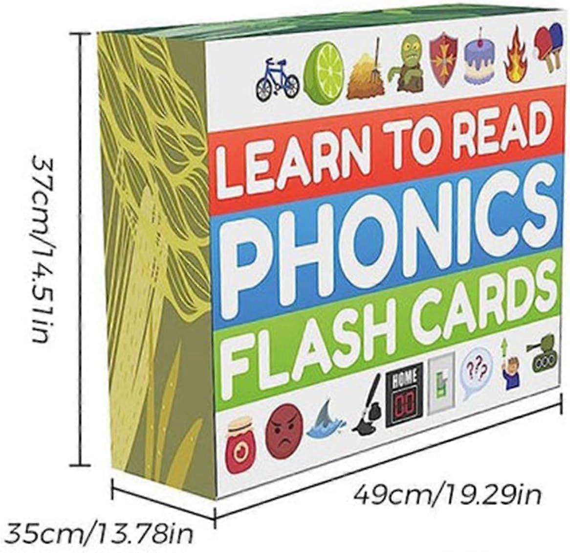 Sight Words Flashcards and Phonics Flashcards for Kids, CVC Word Game ...