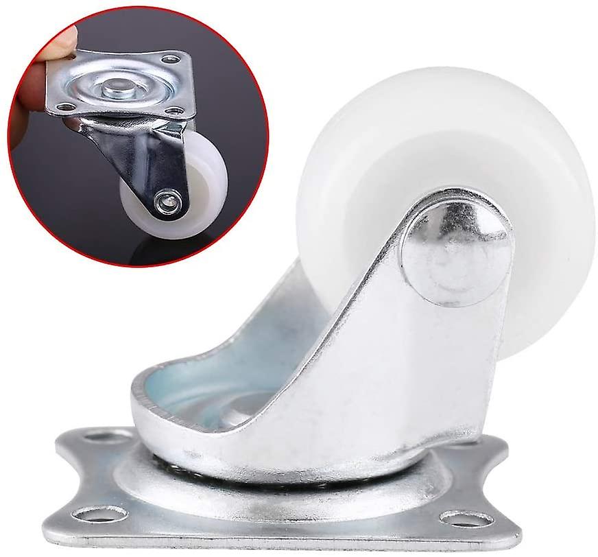 4 st svängbara hjul universella svängbara hjul vita rullar för att gå ...
