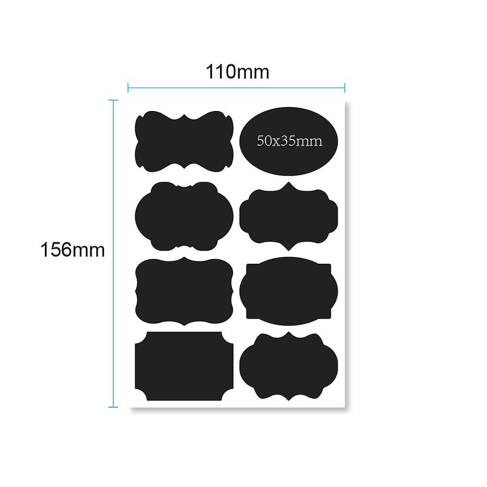 Chalkboard Labels Waterproof Reusable Blackboard Labels Sticker For ...