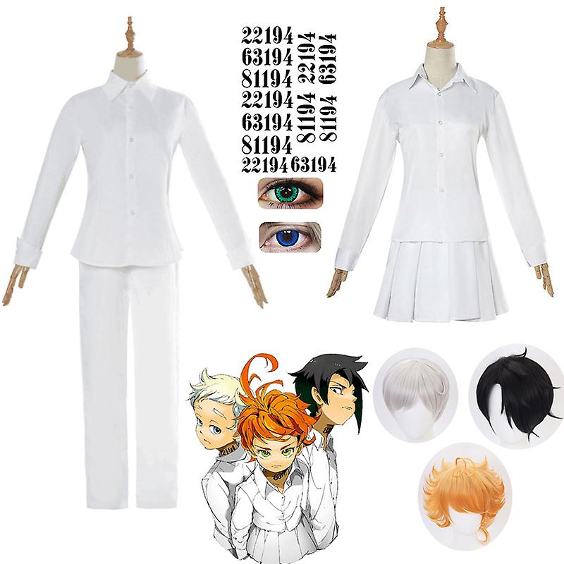 The Promised Neverland Cosplay Costume Student Uniform Emma Norman Ray ...