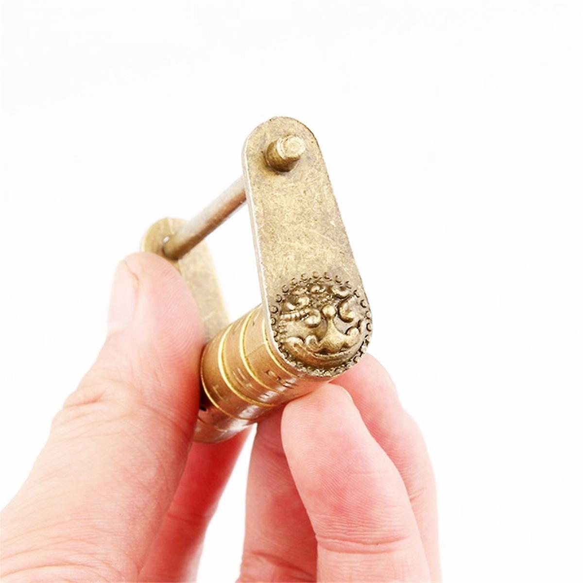 Vintage Combination Lock Alphabet Combination Lock Jewelry Box Padlock ...